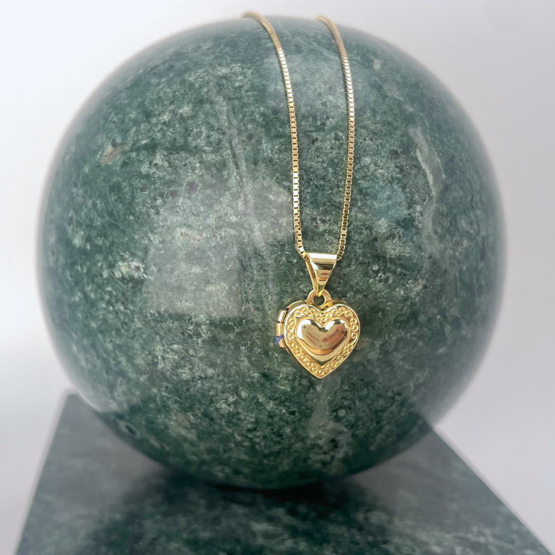 C0022 || Mini Heart Locket– A R M E D